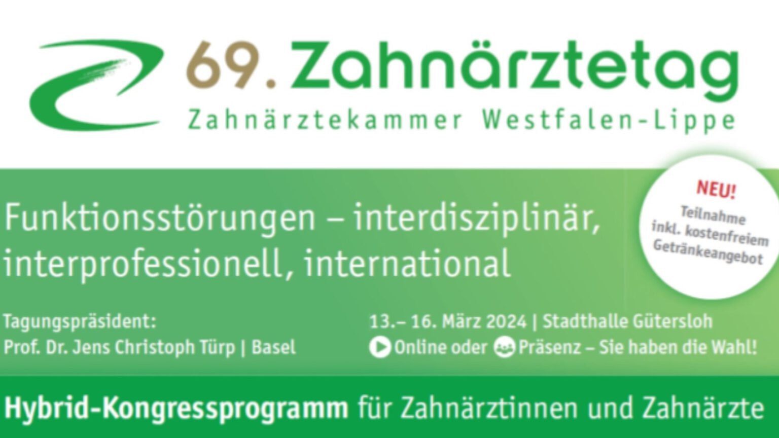 69. Zahnärztetag Westfalen-Lippe 2024 - Funktionsstörungen · nexac-campus
